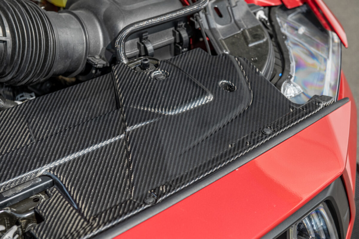 FFP 2024 Ford Mustang Carbon Fiber Engine Panel Trim Radiator Cover ...