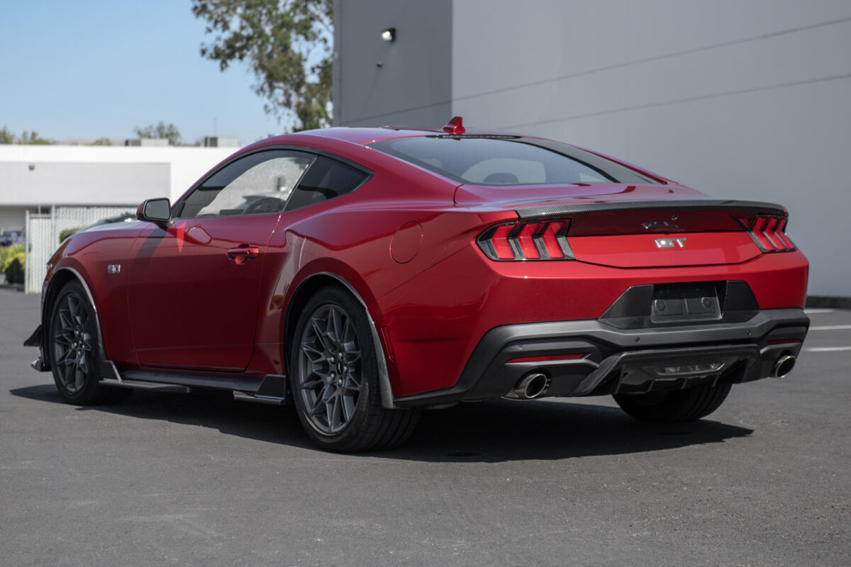 FFP 2024 Ford Mustang Carbon Fiber License Plate Frame Backing ...