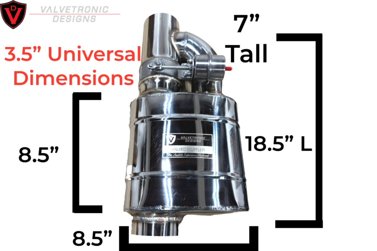 Valvetronic Universal Valved Muffler Kit - T-Style | UVM.63MM.TSTYLE.X1 ...