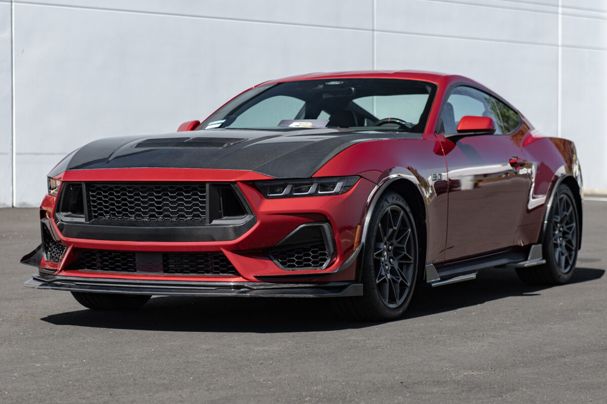 FFP 2024 Ford Mustang Carbon Fiber Front Lip | FFP-FLIP-758-BKCF ...