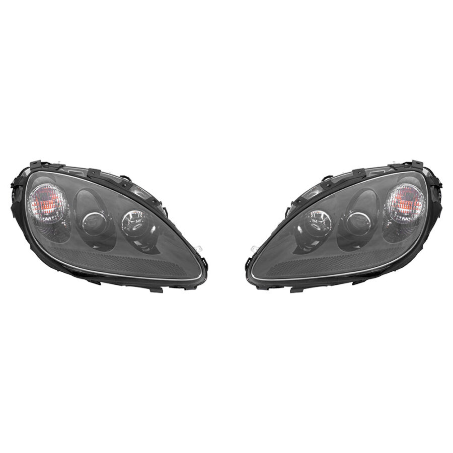 EOS 2005-2013 Corvette C6 Painted Black HID Headlights - Function ...