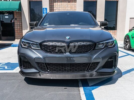 RW Carbon 2019-2022 BMW G20 3-Series GTX Carbon Fiber Front Lip ...
