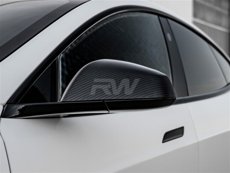 RW Carbon Tesla Model S / S Plaid 21+ Carbon Fiber Mirror | FFP
