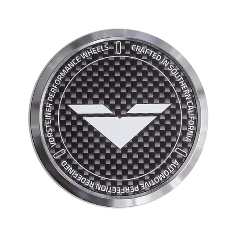 Vorsteiner Wheels Carbon Fiber Aluminum Center Cap - Black | FFP